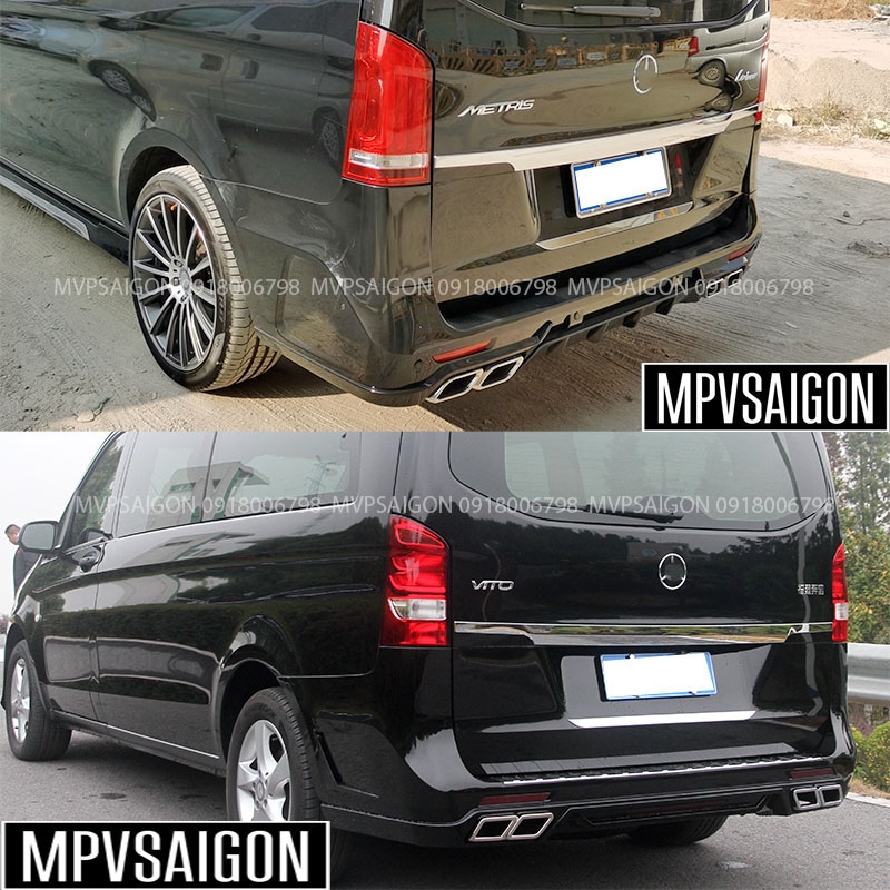 Nâng cấp body Kit Vito V250 V-class lên bản Triumph Maybach
