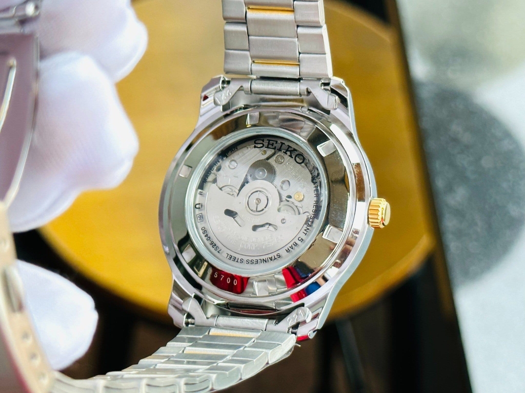 SEIKO 5 SNKP14J1 AUTOMATIC DEMI GOLD | Đồng hồ chính hãng Rich Tran