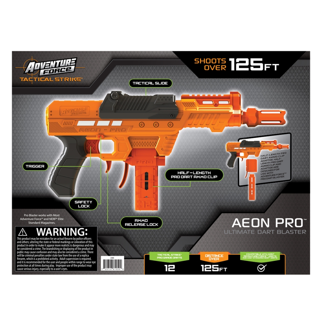 Adventure Force Tactical Strike Aeon Pro Ultimate Dart Blaster Nerf ...