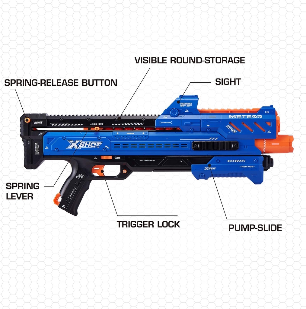 XSHOT CHAOS Orbit R&B-0140 Nerf - Sản phẩm chính hãng, giao hàng toàn quốc