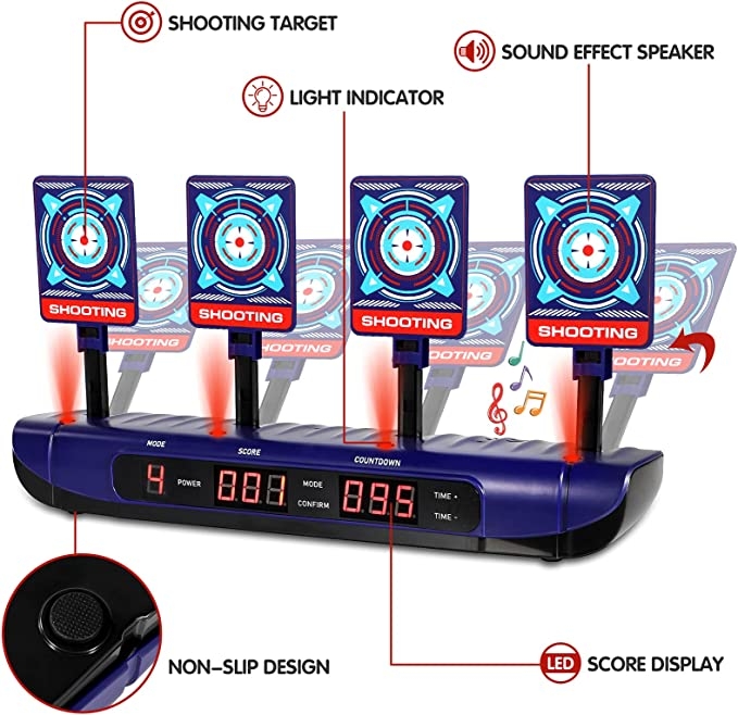 Bia Electric Shooting Digital Target Nerf - Sản phẩm chính hãng, giao ...