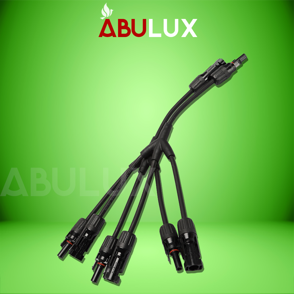 Jack MC4 ba Y3 kết nối tấm pin năng lượng mặt trời, jack chân gà mc4