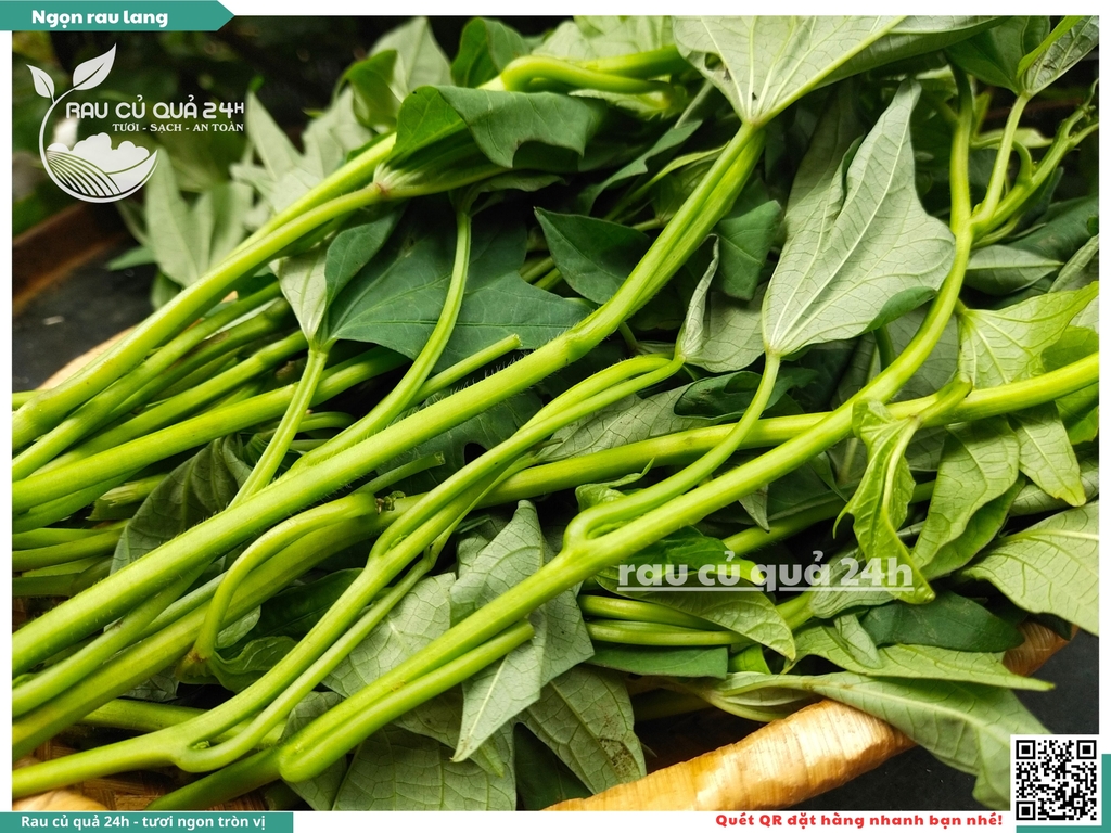 Ngọn rau lang - 400g | Rau củ quả 24h