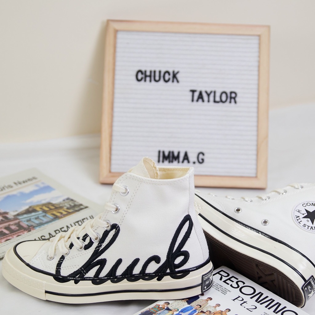 GIÀY CONVERSE 1970s “CHUCK TAYLOR” SIGNATURE WHITE HI - 167696c
