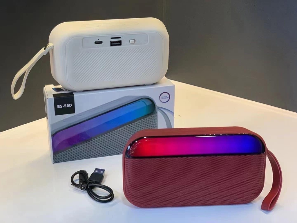 LOA BLUETOOTH BS-56D LED RGB GIÁ SỈ | Phụ Kiện Giá Sỉ KACOCON