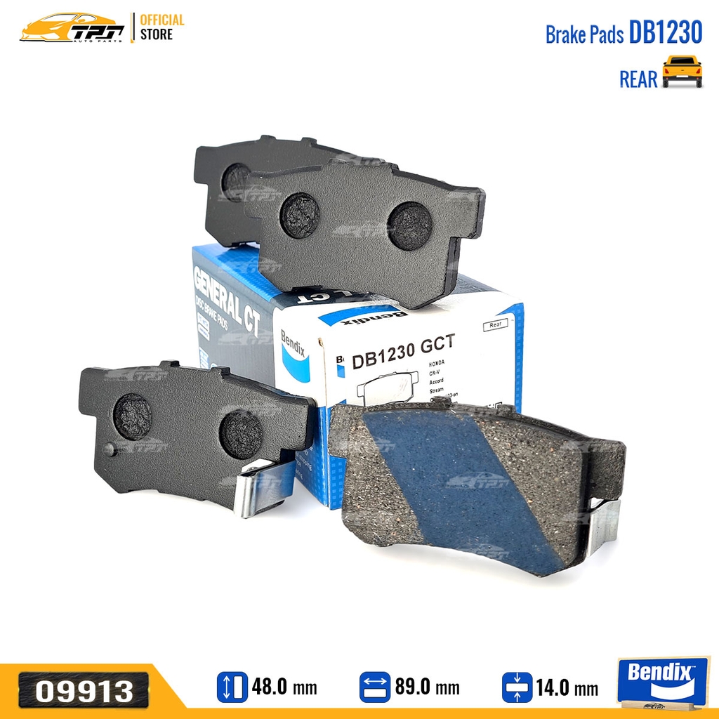 DB1230 | Bố Thắng / Má Phanh SAU Honda CIVIC 16- Bendix - USA