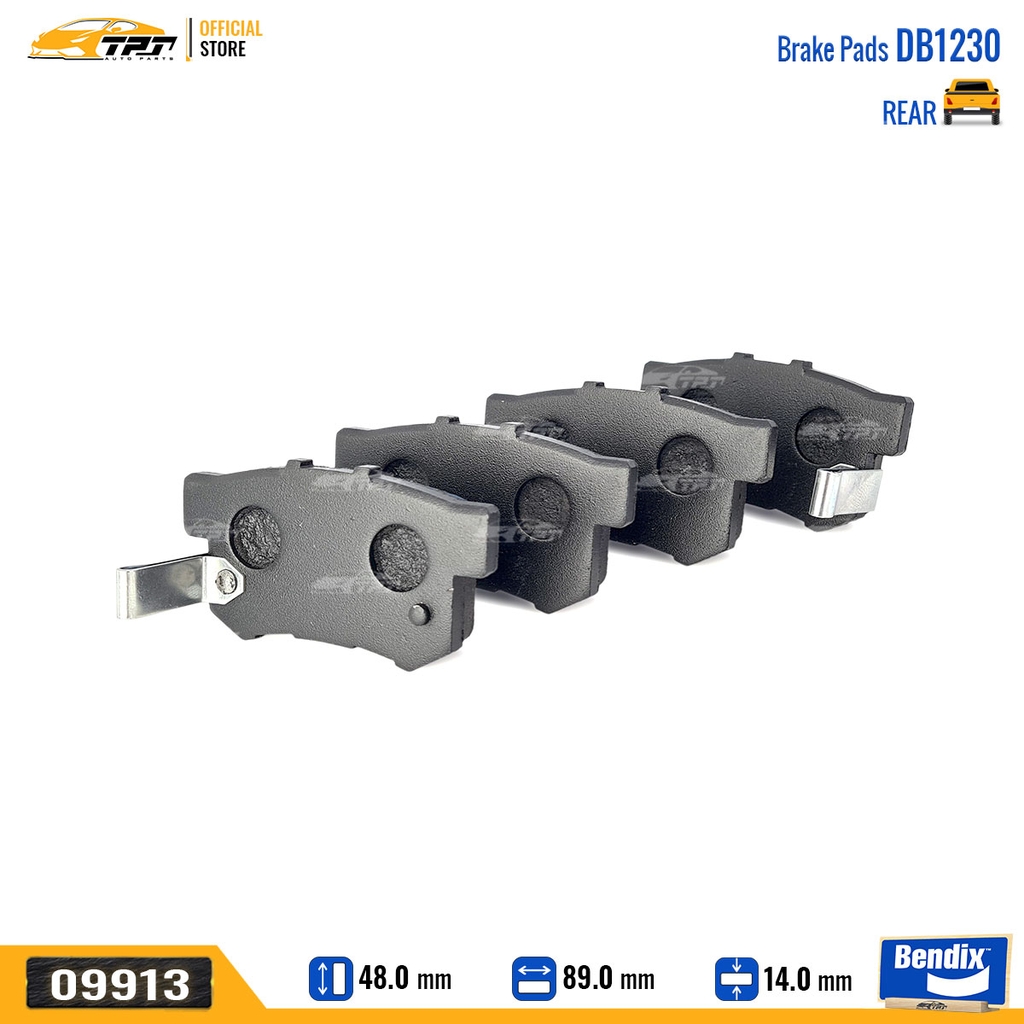 DB1230 | Bố Thắng / Má Phanh SAU Honda CIVIC 16- Bendix - USA