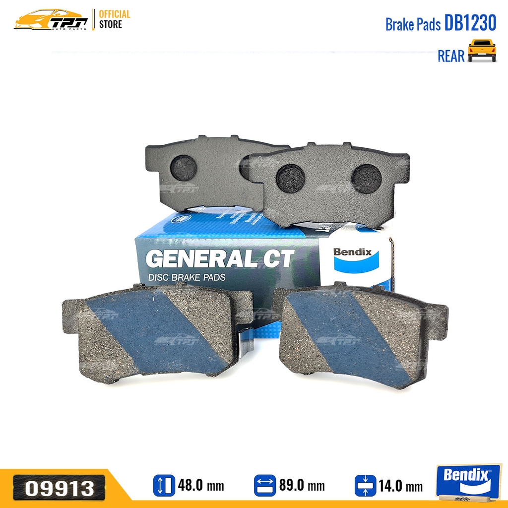 DB1230 | Bố Thắng / Má Phanh SAU Honda CIVIC 16- Bendix - USA