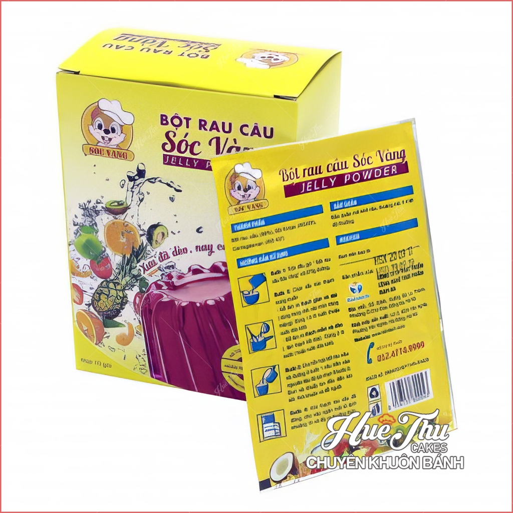 Bột rau câu Sóc Vàng (Jelly Powder)