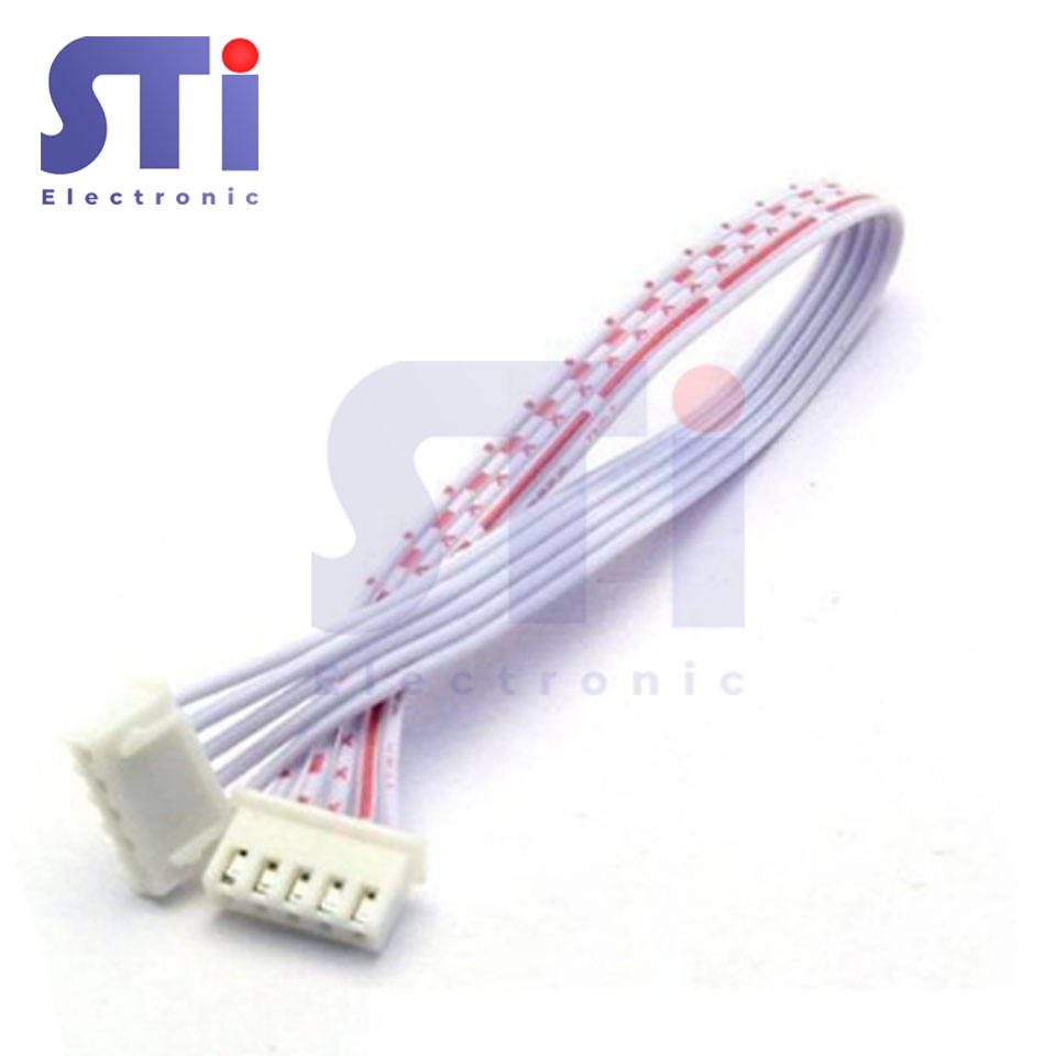 Dây Trắng 5P XH2.54-5P 20Cm | STI ELECTRONIC