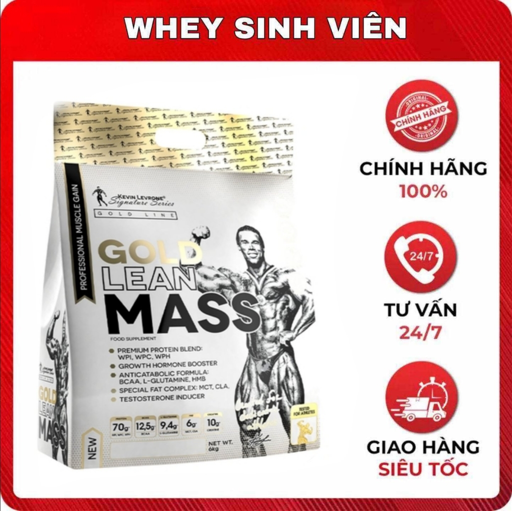 Kevin Levrone GOLD Lean Mass (6 kg) | wheysinhvien