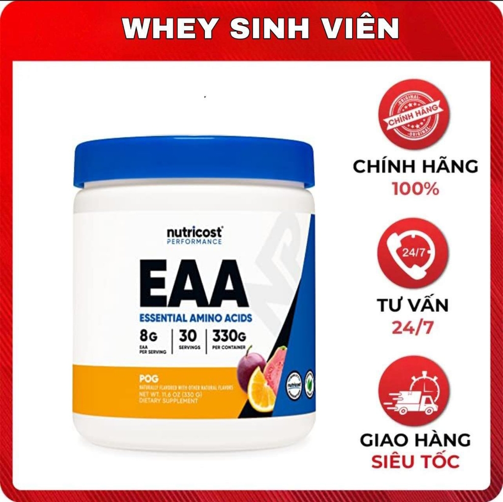 Nutricost EAA (30 lần dùng) | wheysinhvien