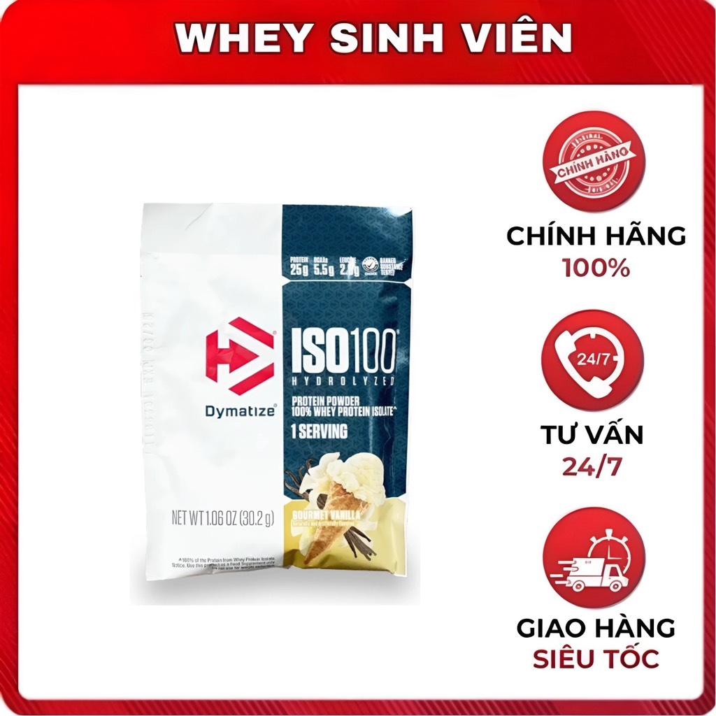 Sample ISO 100 Dymatize | wheysinhvien