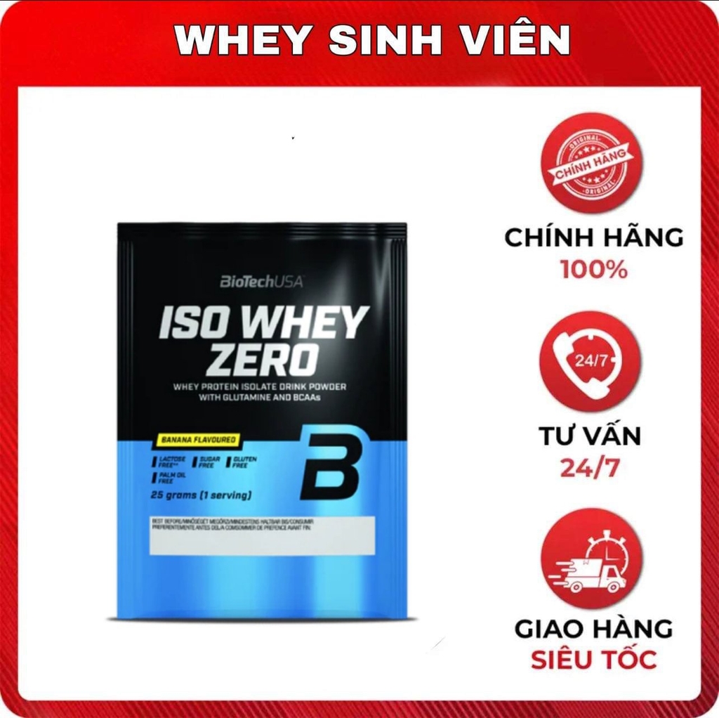Sample Iso whey zero | wheysinhvien
