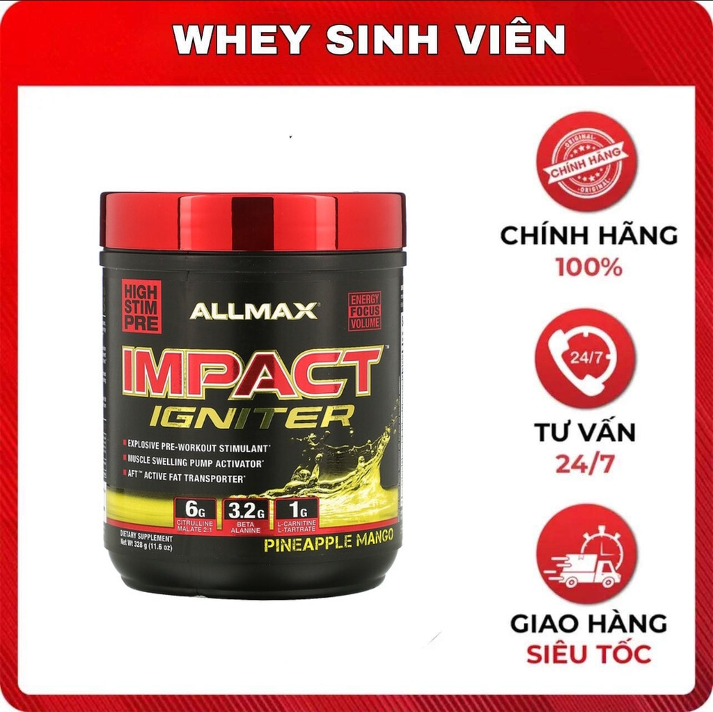 Impact Igniter Allmax Preworkout | wheysinhvien