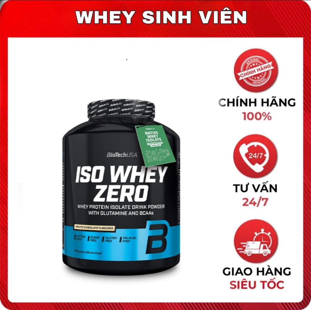 BioTechUSA ISO Whey Zero - 5 lbs | wheysinhvien