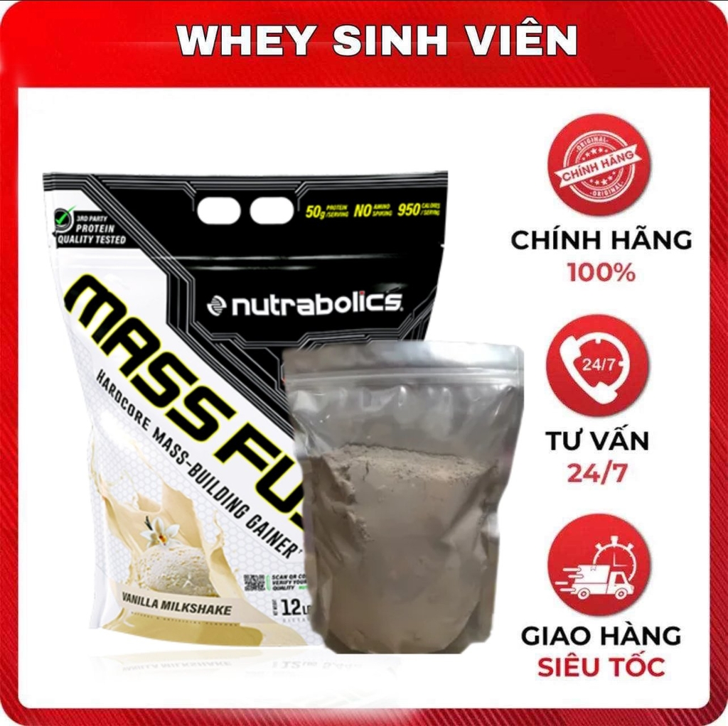 Mass Fusion chiết lẻ 1kg | wheysinhvien