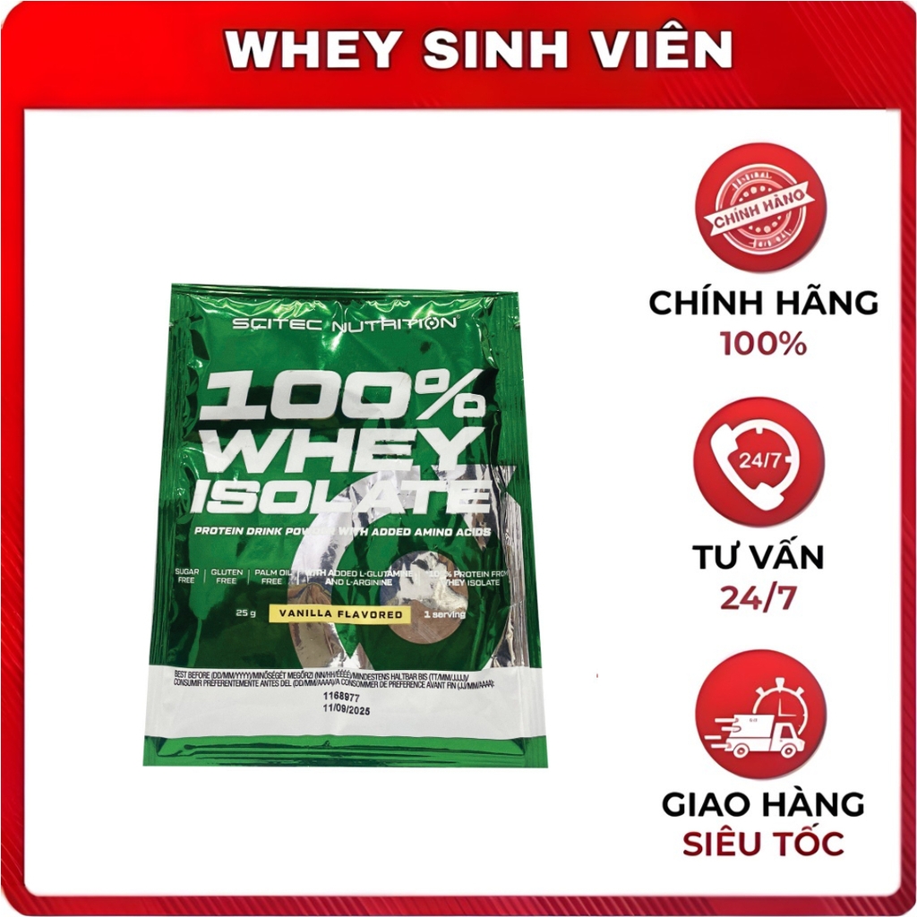 Sample Scitec Isolate | wheysinhvien