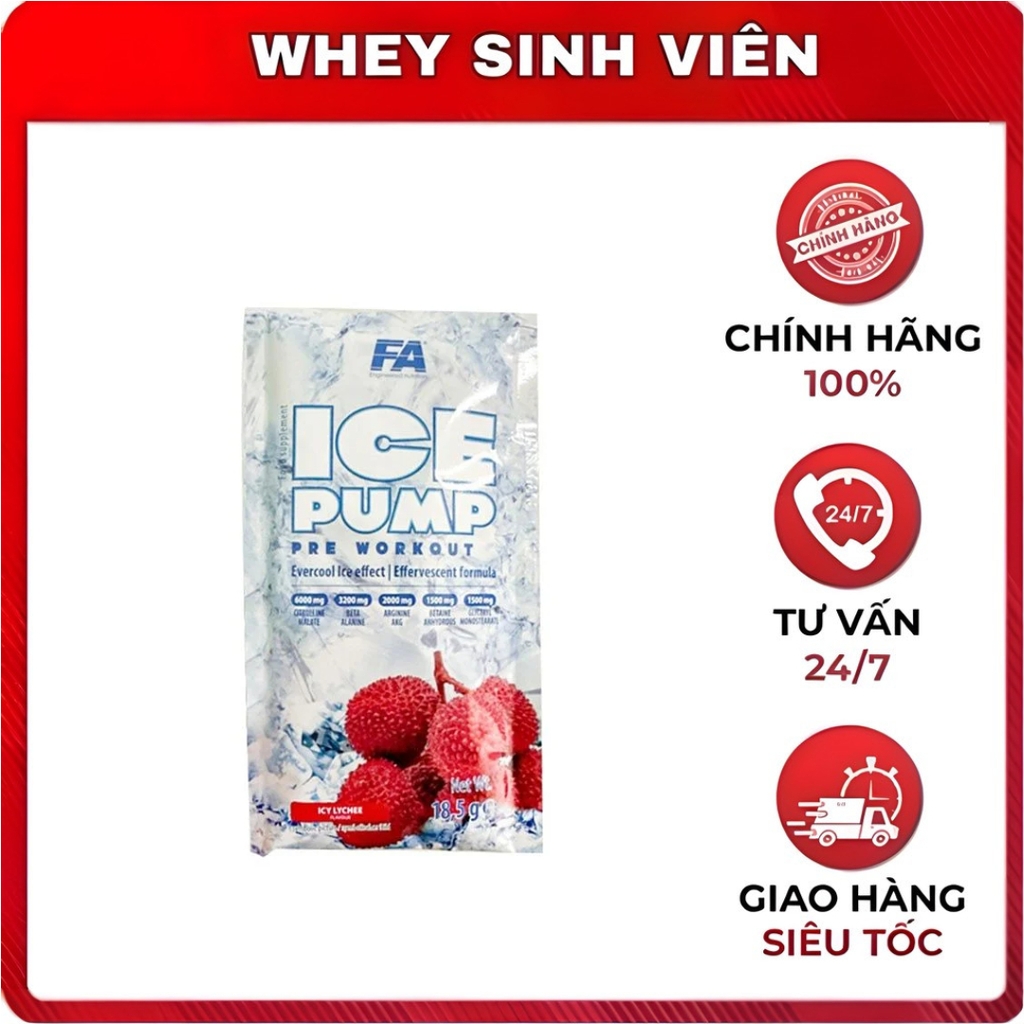 Sample Fa Ice Pump Pre Workout | wheysinhvien