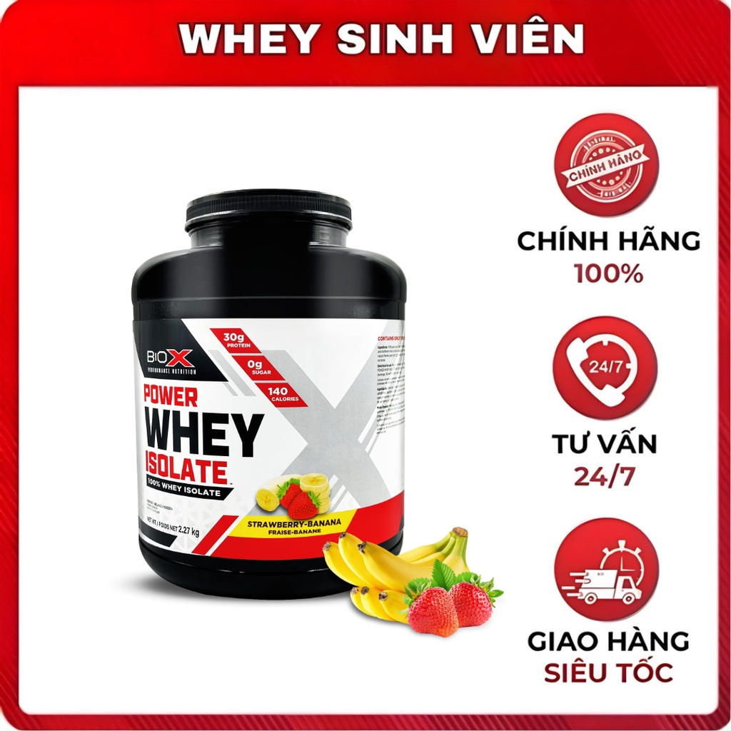 BioX Whey Isolate 5Lbs (2.27kg) | wheysinhvien