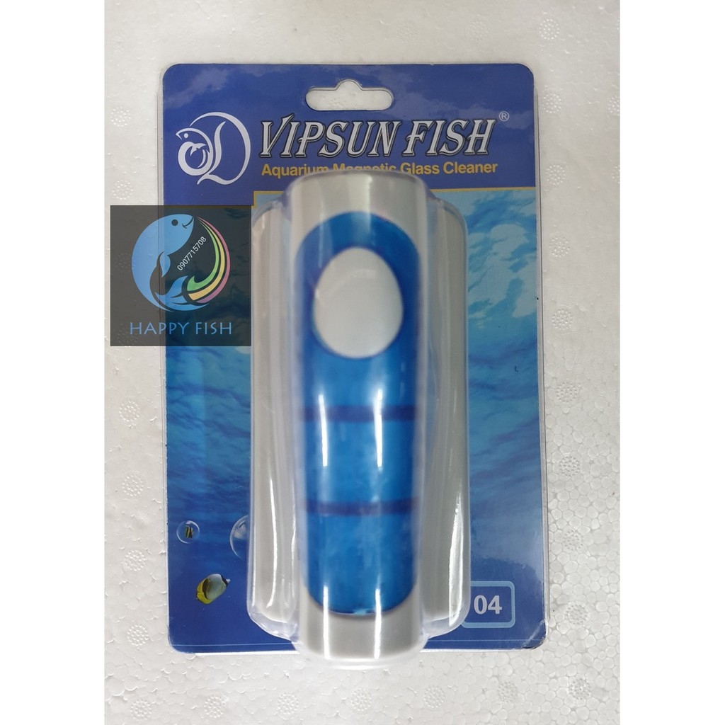 Nam Châm Vệ Sinh Hồ Cá Vipsun Fish 04 (7x12cm) - (Hàng Công Ty) | Cá Cưng