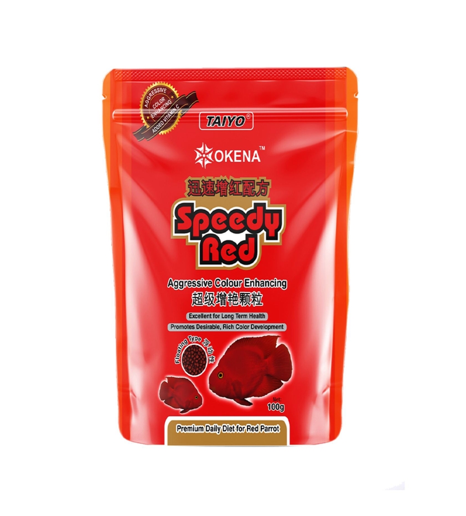TAIYO OKENA 100g,500g Đủ Size - Thức ăn tăng màu Okena cho cá Hồng Két ...