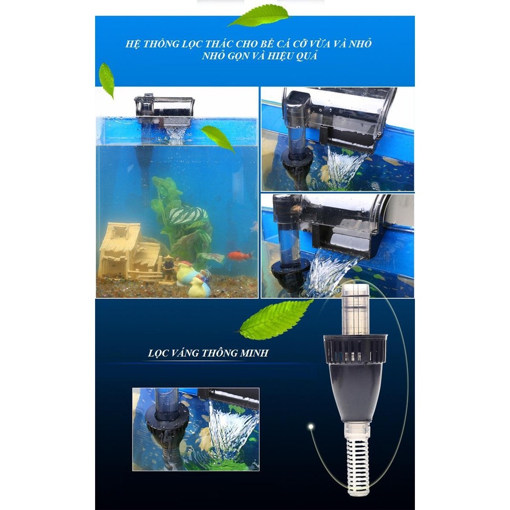 Máy Lọc Thác Sobo WP-606H Dùng 500L/h (Hàng Công Ty) | Cá Cưng