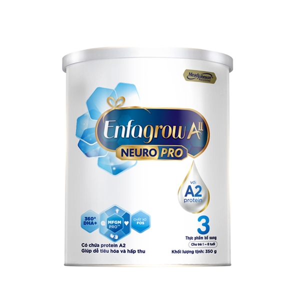 Sữa Enfagrow A2 NeuroPro 3 350g (1-6 tuổi)