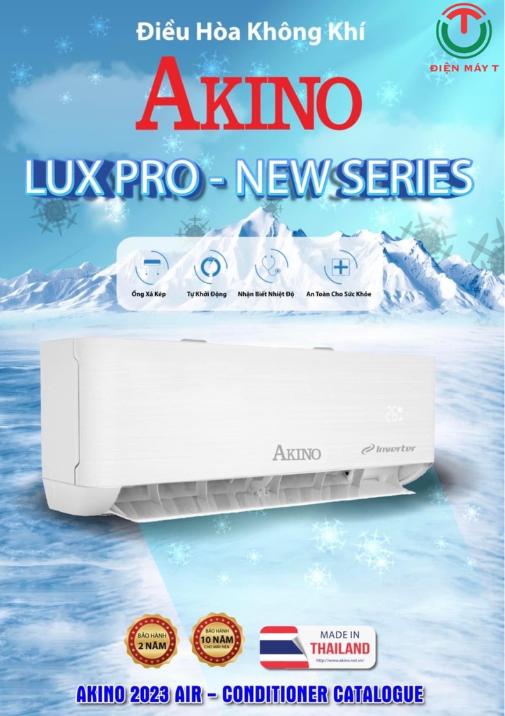 MÁY LẠNH AKINO 1.5HP INVERTER TH-T1C12INVFA / TH-T1H12INVFA | Điện Máy T