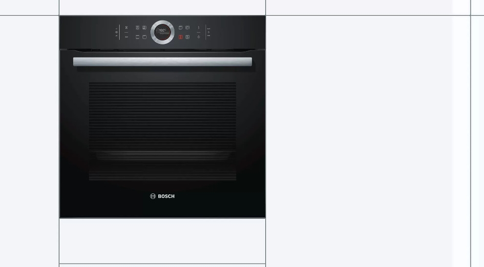 Lò nướng âm tủ 71 lít Bosch HMH.HBG633BB1B Serie 8 | Điện Máy T
