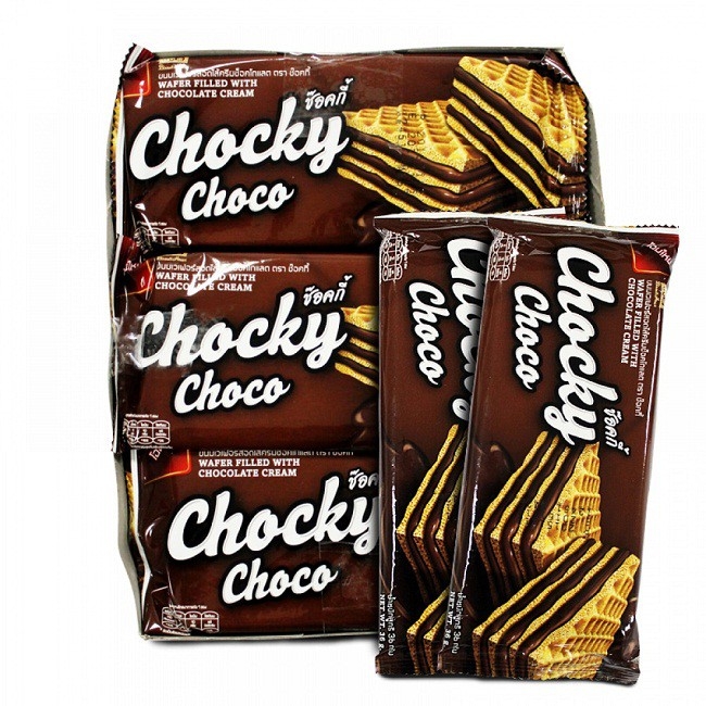 Bánh Xốp Chocky Choco (nâu) 32g | Hệ thống Minikids.vn