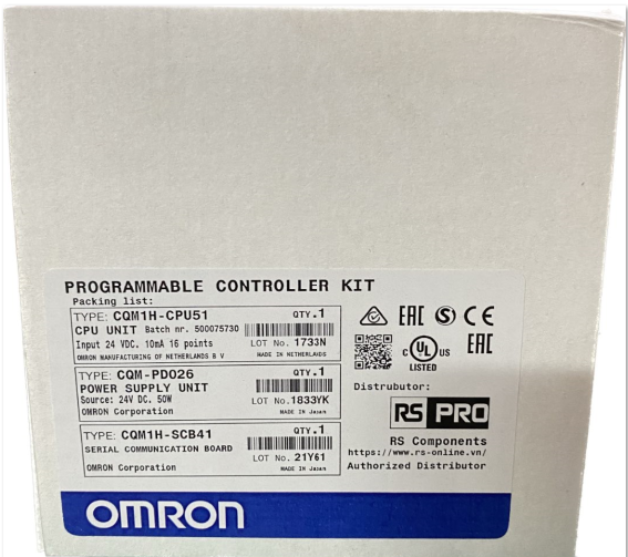 OMRON CQM1H-CPU51 Modular PLC KIT | Tự động hóa Az