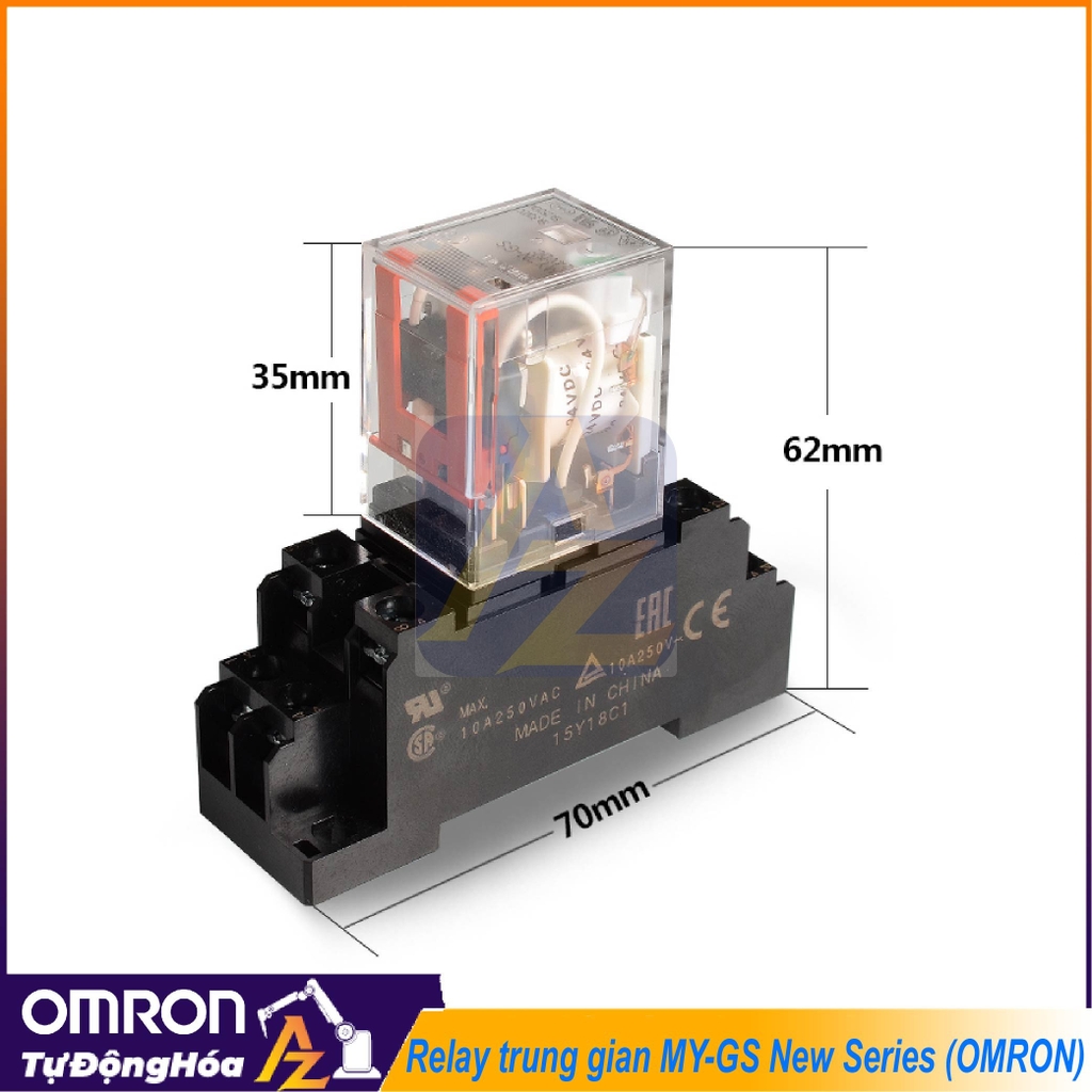 Rơ le trung gian OMRON MY-GS Series | Tự động hóa Az