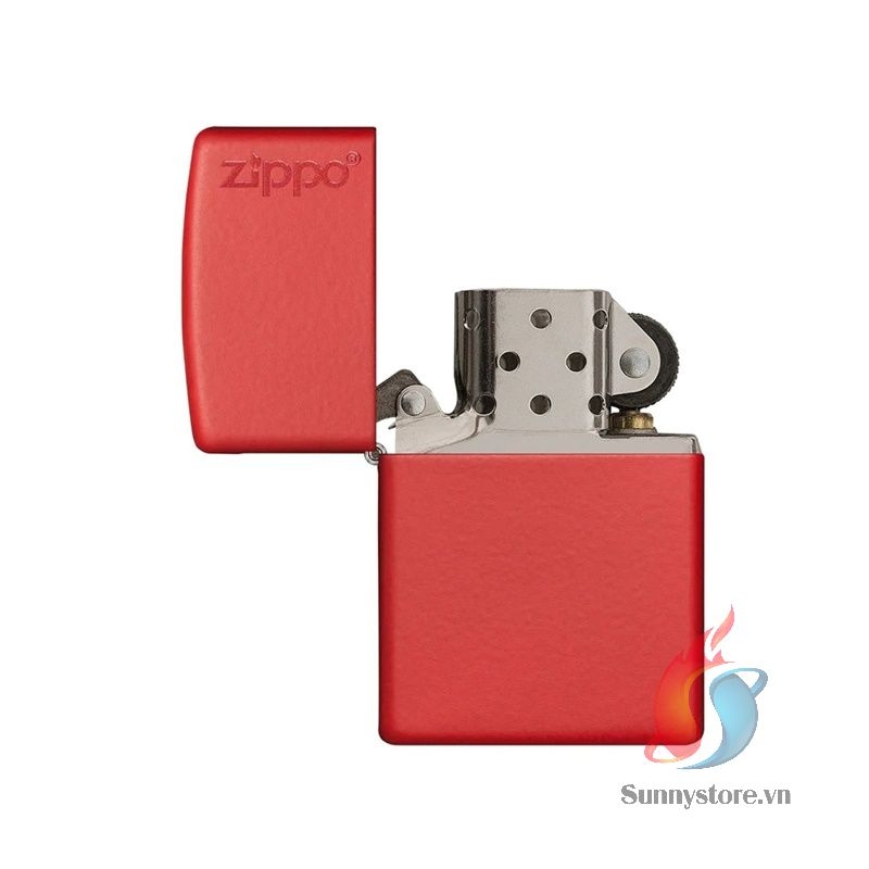 Zippo Classic Red Matte Zippo Logo - sunnystore.vn.