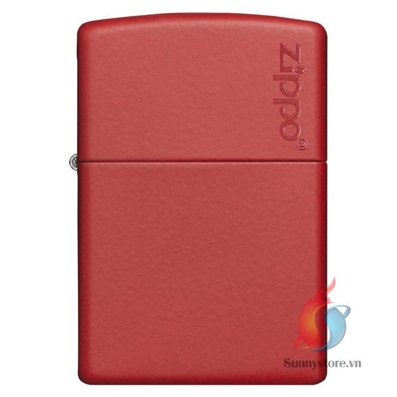 Zippo Classic Red Matte Zippo Logo - sunnystore.vn.