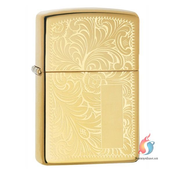 Bật Lửa Zippo Armor Venetian Brass - sunnystore.vn.