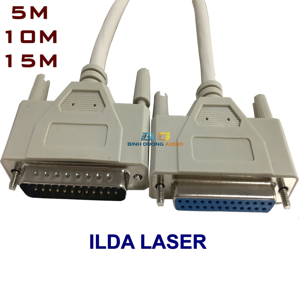 Cáp ILDA Laser DB25 cho Đèn Laser Sân Khấu | Bình Dương Audio