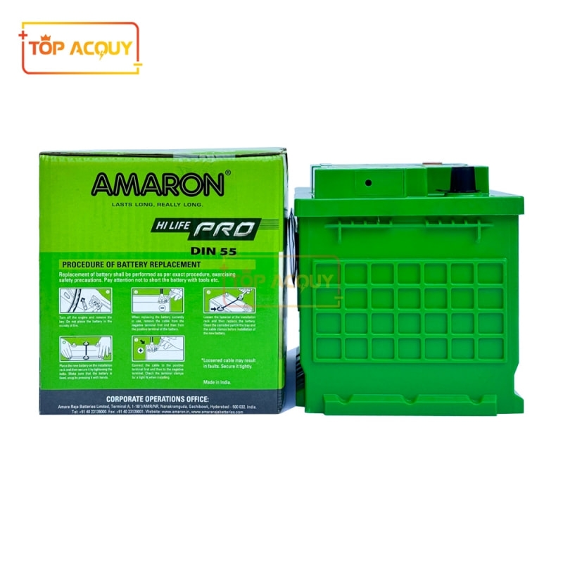 ẮC QUY AMARON 12V - 55AH PRO DIN55(L)