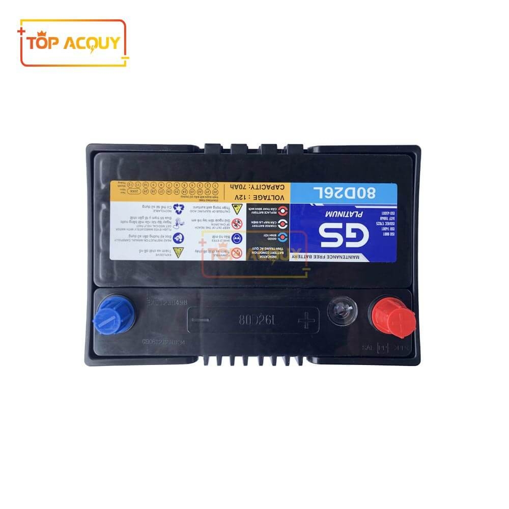 Ắc quy GS 12V - 70AH Mf 80D26L - Hàng chất lượng