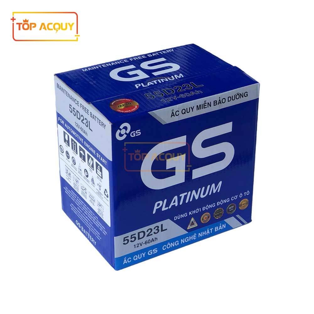 Ắc quy Gs 12V - 60AH Mf 55D23L - Giá tốt nhất
