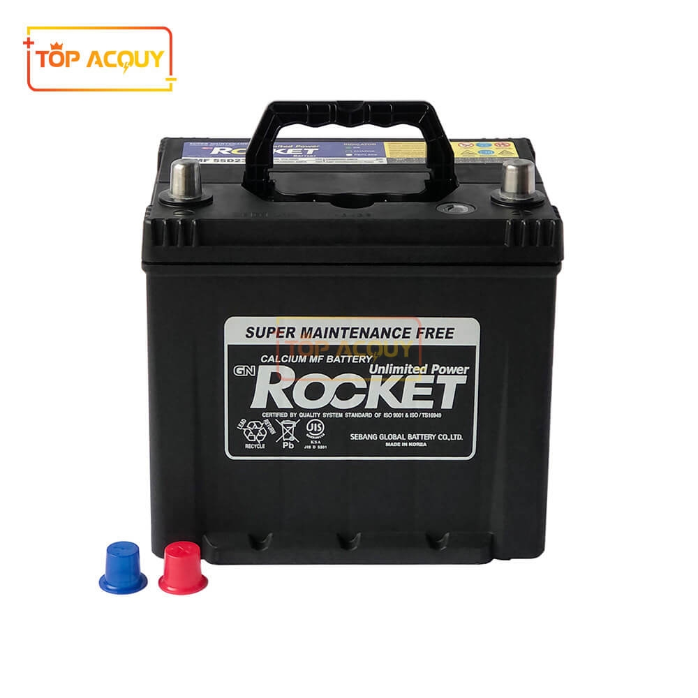 Ắc Quy ROCKET 12V - 60AH SMF 55D23L | Topacquy.vn