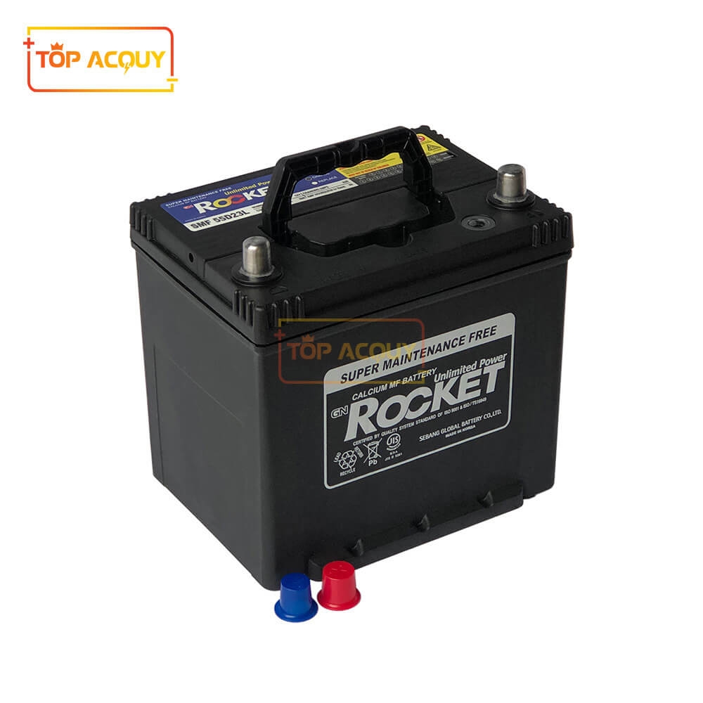 Ắc Quy ROCKET 12V - 60AH SMF 55D23L | Topacquy.vn