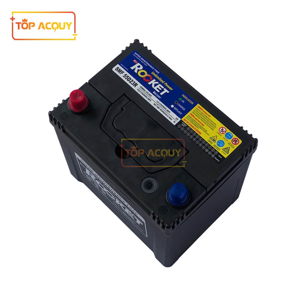 Ắc Quy ROCKET 12V - 60AH SMF 55D23R | Đại lý ắc quy ô tô