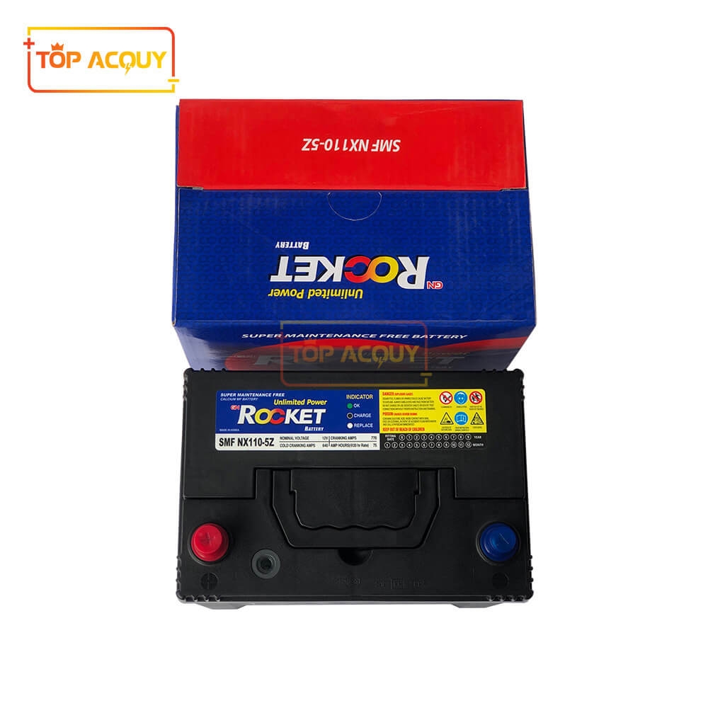 Ắc quy Rocket 12V - 75AH SMF NX110-5Z | Phân phối ắc quy ô tô