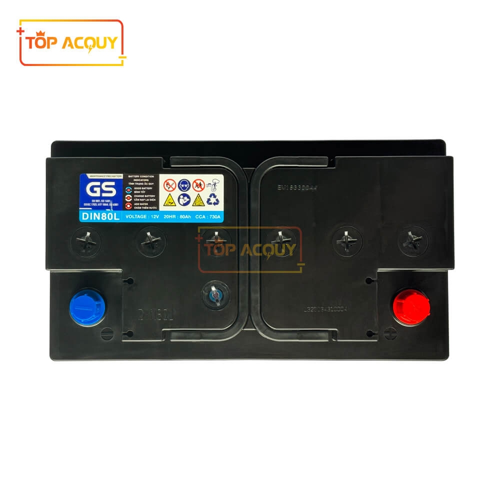 ẮC QUY MF GS DIN80L 12V - 80AH PLATINUM (NEW)