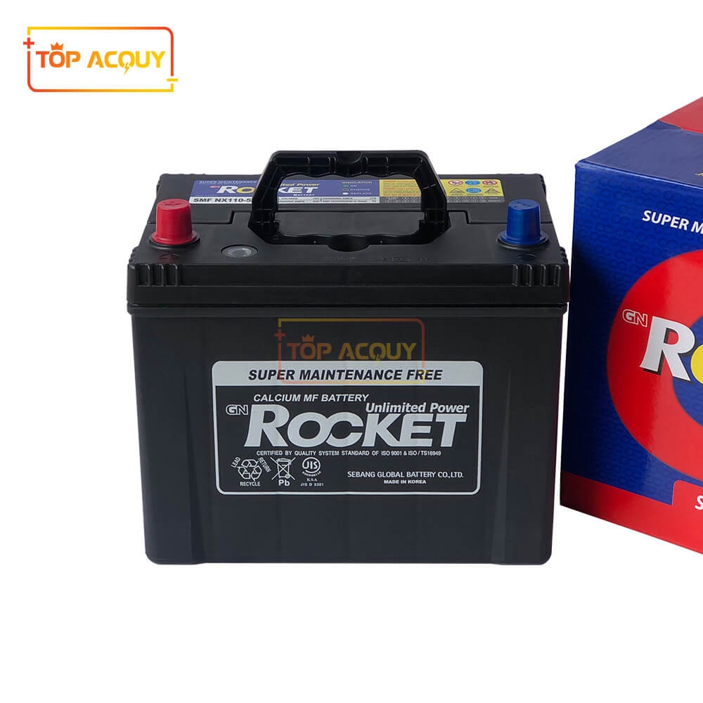 Ắc quy Rocket 12V - 75AH SMF NX110-5Z | Phân phối ắc quy ô tô