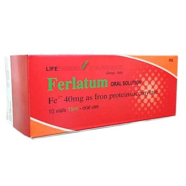 Thuốc sắt Ferlatum, điều trị tình trạng thiếu hụt sắt và thiếu máu do ...