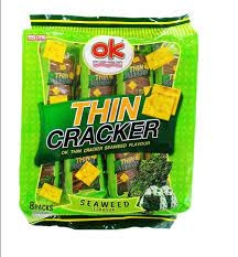 Bánh Ok Thin Craker xanh - Thái Lan
