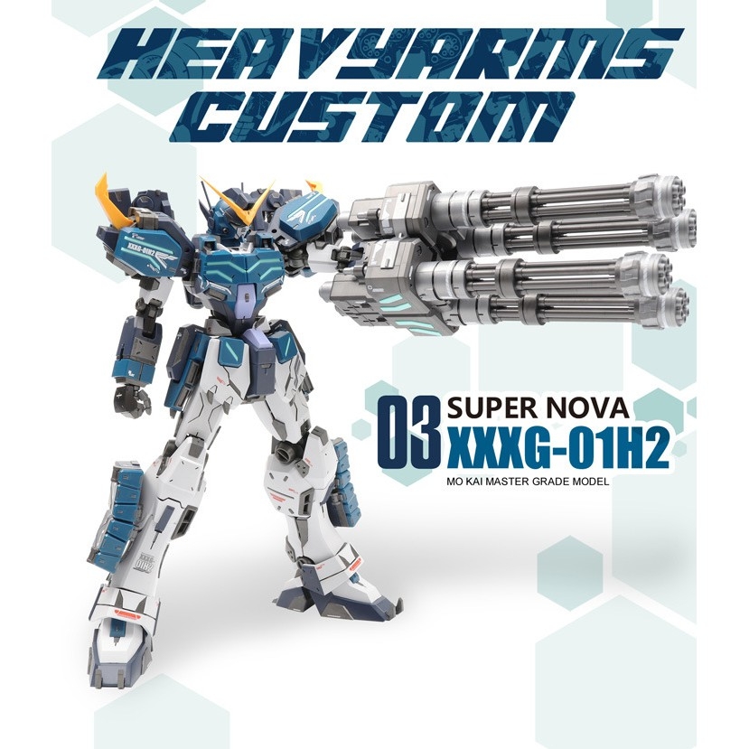 Mô hình lắp ráp MG 1/100 Gundam Heavy Arms Custom - Heavyarm Supernova