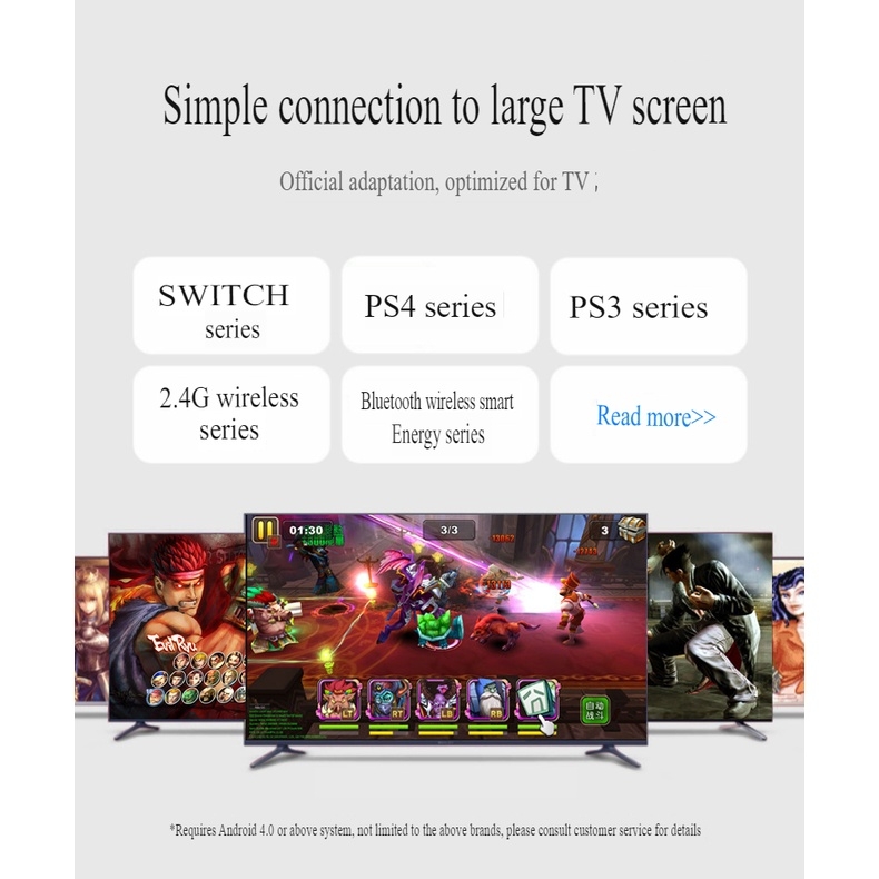 Tay cầm chơi game không dây TGZ-850M trên Android PS3 PC steam TV Điện thoại Máy tính bảng ...